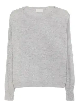 Hemisphere Boat Neck Sweater - Grey