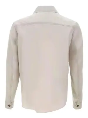 BARBA NAPOLI London Flap-pocket Button Shirt Jacket - Neutrals