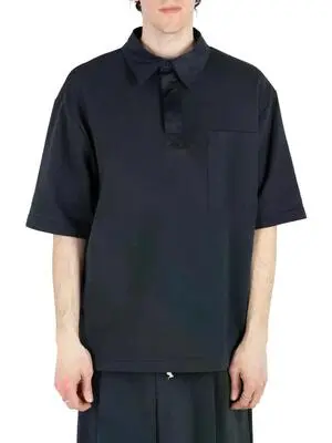SOCIETE ANONYME Polo 92 Patch-pocket Short-sleeve Polo Shirt - Blue