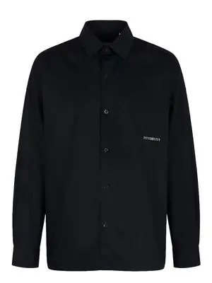 SOCIETE ANONYME Long Sleeve Button-up Shirt - Black