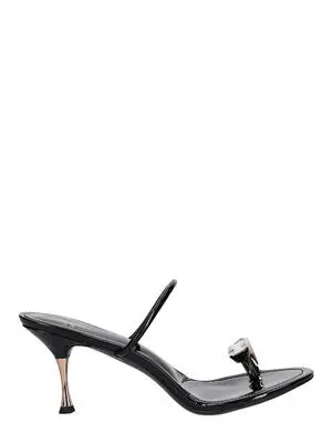 Jeffrey Campbell Gemstone Embellished Heeled Sandals - Black