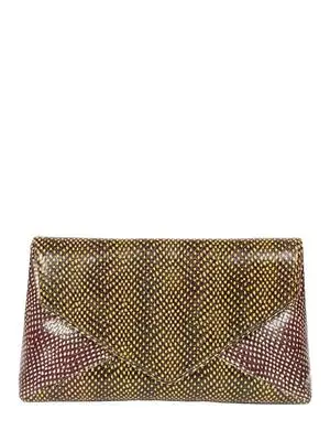 Dries Van Noten Large Envelope Leather Shoulder Bag - Brown