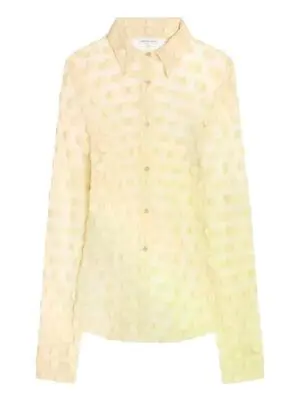 Dries Van Noten Polka-dot Sheer Shirt - Neutrals