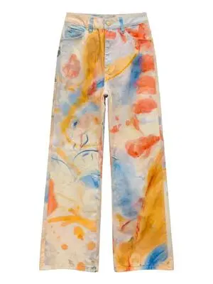Ulla Johnson Willow Button Jeans - Neutrals