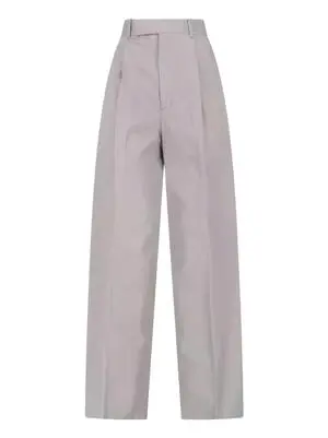 JIL SANDER Pleated Trousers - Grey