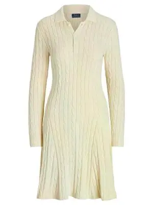 Polo Ralph Lauren Cable-knit Midi Dress - Neutrals