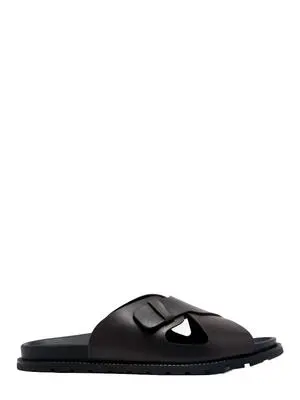 NEIL BARRETT Neil Barrett Crossover Strap Sandals