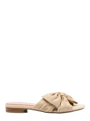 BIBI LOU Karsie Bow-detail Woven Sandals - Neutrals