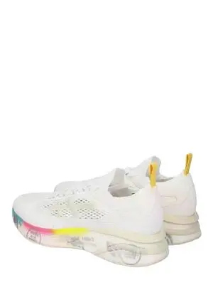 Premiata Premiata Moerun Mesh Panel Sneakers Neutrals