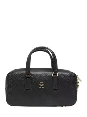 Tommy Hilfiger Monogram-embossed Tote Bag - Black