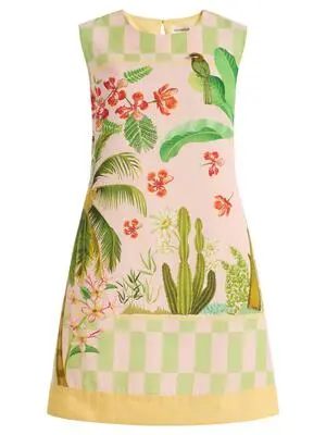 Verandah Printed Mini Shift Dress - Multi
