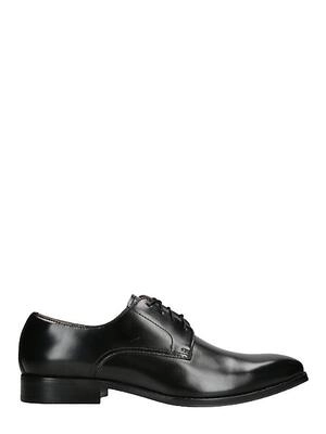 Steve Madden Parsical Lace-up Leather Shoes - Black