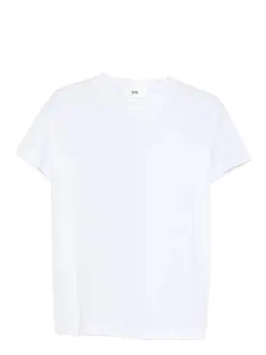 SOLOTRE Crew Neck T-shirt With Short Sleeves - White