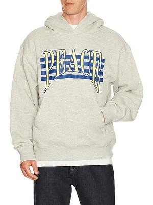 MUSEUM OF PEACE & QUIET Seventies Hoodie - Ash