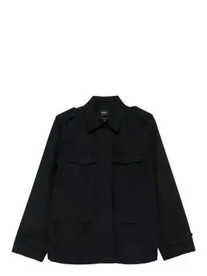 A.p.c. Flap Pocket Jacket - Blue
