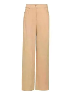 Alberta Ferretti Wide-leg Trousers - Neutrals