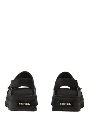 Sorel Kinetic Sunchase Touch-strap Sandals - Black