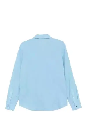 GOD'S TRUE CASHMERE Cashmere Flap-pocket Shirt - Blue