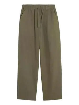 Maison Kitsuné Drawstring Waistband Trousers - Green
