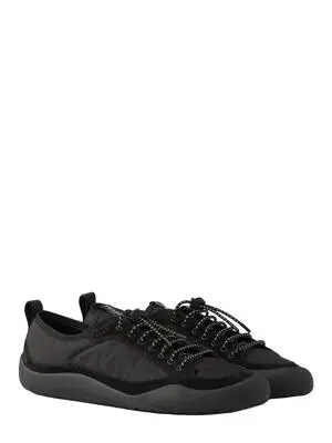 Prada Speedrock Re-nylon And Suede Lace-up Sneakers - Black