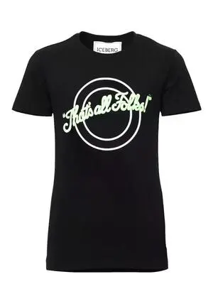 Iceberg Crew Neck T-shirt - Black