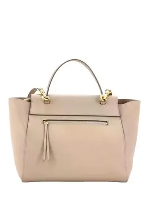 Celine Belt Bag Textured Leather Mini Shoulder Bag - Neutrals