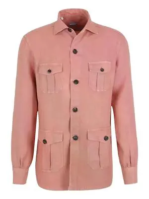 VINCENZO DI RUGGIERO Four-pocket Shirt Jacket - Pink
