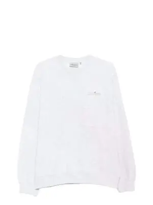 Carhartt Work In Progress Logo-embroidered Sweatshirt - Grey