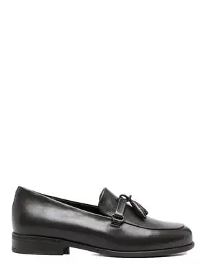 SERGIO MORETTI FIRENZE SERGIO MORETTI FIRENZE Leather Tassel Detail Loafers
