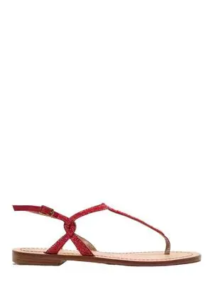 Malìparmi Cuts & Beads Sandals - Red