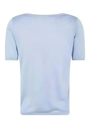 Rossopuro Rossopuro Silk T-Shirt Blue