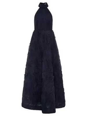 Rebecca Vallance Jasmine Ruffled Maxi Dress - Blue
