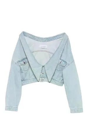 Viktor & Rolf Collared Denim Jacket - Blue