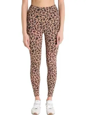 EA7 Leopard-print Leggings - Neutrals