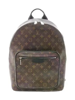 LOUIS VUITTON Monogram Macassar Josh Nv Backpack - Brown