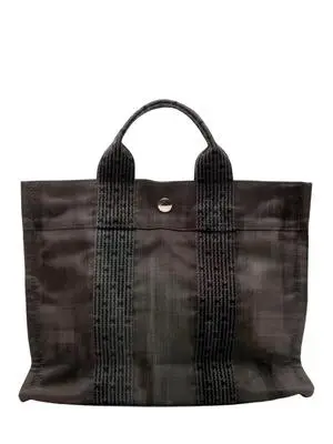 Hermès 20th Century Canvas Herline Pm Tote Bag - Grey