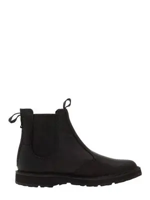 Clarks Solsbury Leather Ankle Boots - Black