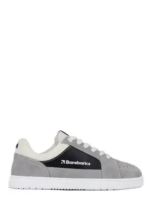 BAREBARICS Perforated Suede-panel Sneakers - Grey