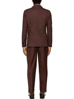 LUIGI BIANCHI MANTOVA Double-breasted Suit - Red