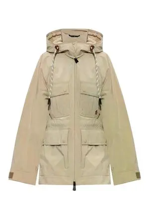 Moncler Lerozel Multi-pocket Hooded Coat - Neutrals