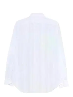FINAMORE 1925 Spread-collar Shirt - Blue