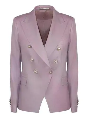 Tagliatore Alicya Double-breasted Blazer - Purple