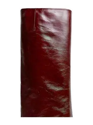 MIISTA Bluma 55mm Square Toe Boots - Red