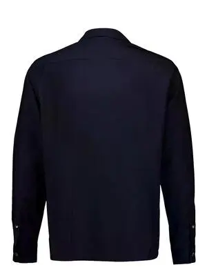 Frescobol Carioca Safra Wool Shirt - Blue