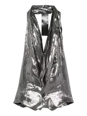 SAPIO Halterneck Waistcoat - Silver