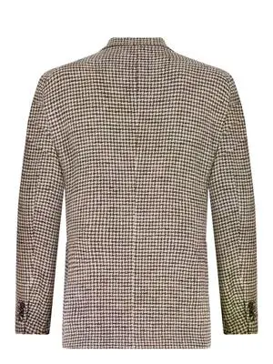 Tagliatore Houndstooth Double-breasted Blazer - Neutrals