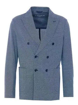 CIRCOLO 1901 Double-breasted Mini-check Blazer
