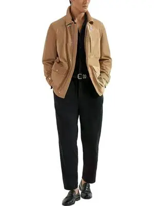 Brunello Cucinelli Mandarin-collar Shirt - Grey