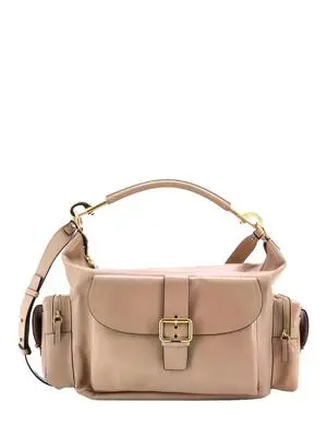 Chloé Camera Leather Large Shoulder Bag - Neutrals