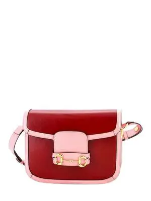 Gucci Horsebit 1955 Small Shoulder Bag - Red